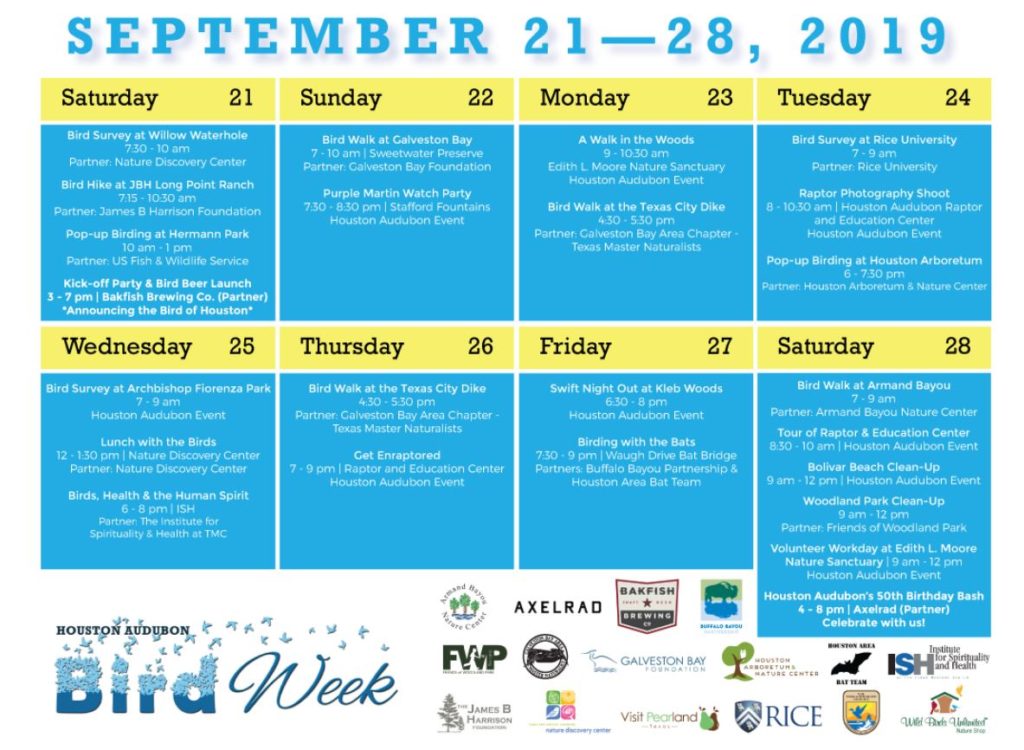 It's Houston Bird Week! - SSCI Environmental